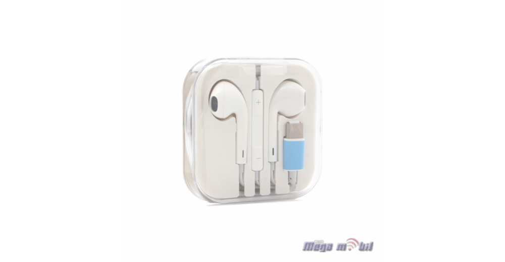 Slusalki Teracell Evolution R2 Type C white :: Megamobil