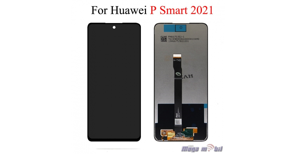 Ekran Huawei P Smart 2021 komplet black :: Megamobil