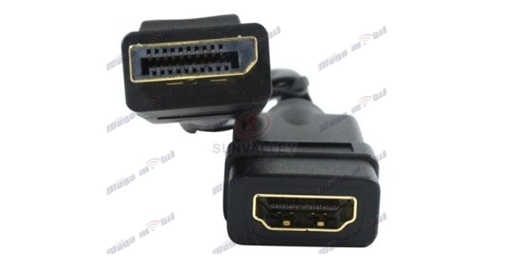 Kabel DP male/HDMI female short cable :: Megamobil