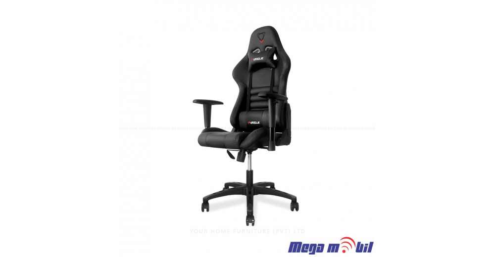 Gaming chair Furgle full black :: Megamobil